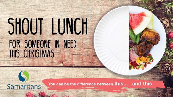 Shout lunch for someone in need this Christmas | Chuffed | Non-profit ...